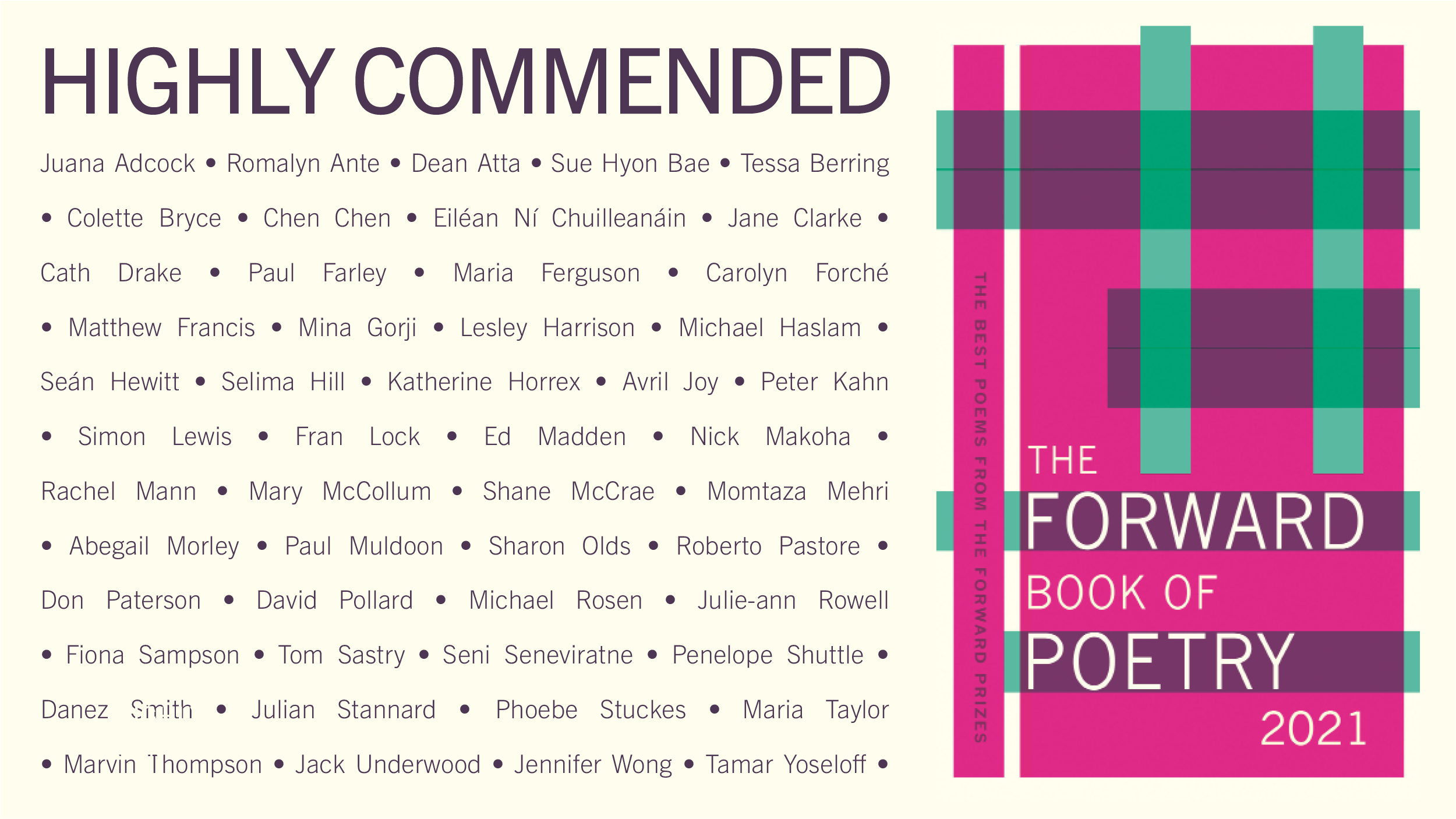 Highly Commended for the Forward Prize | Maria Ferguson